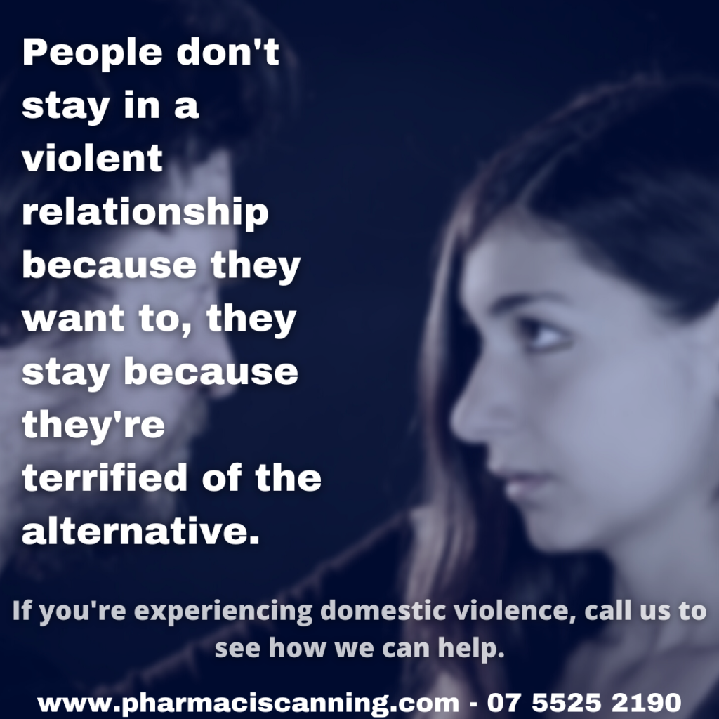 People don't stay in a violent relationship because they want to ...